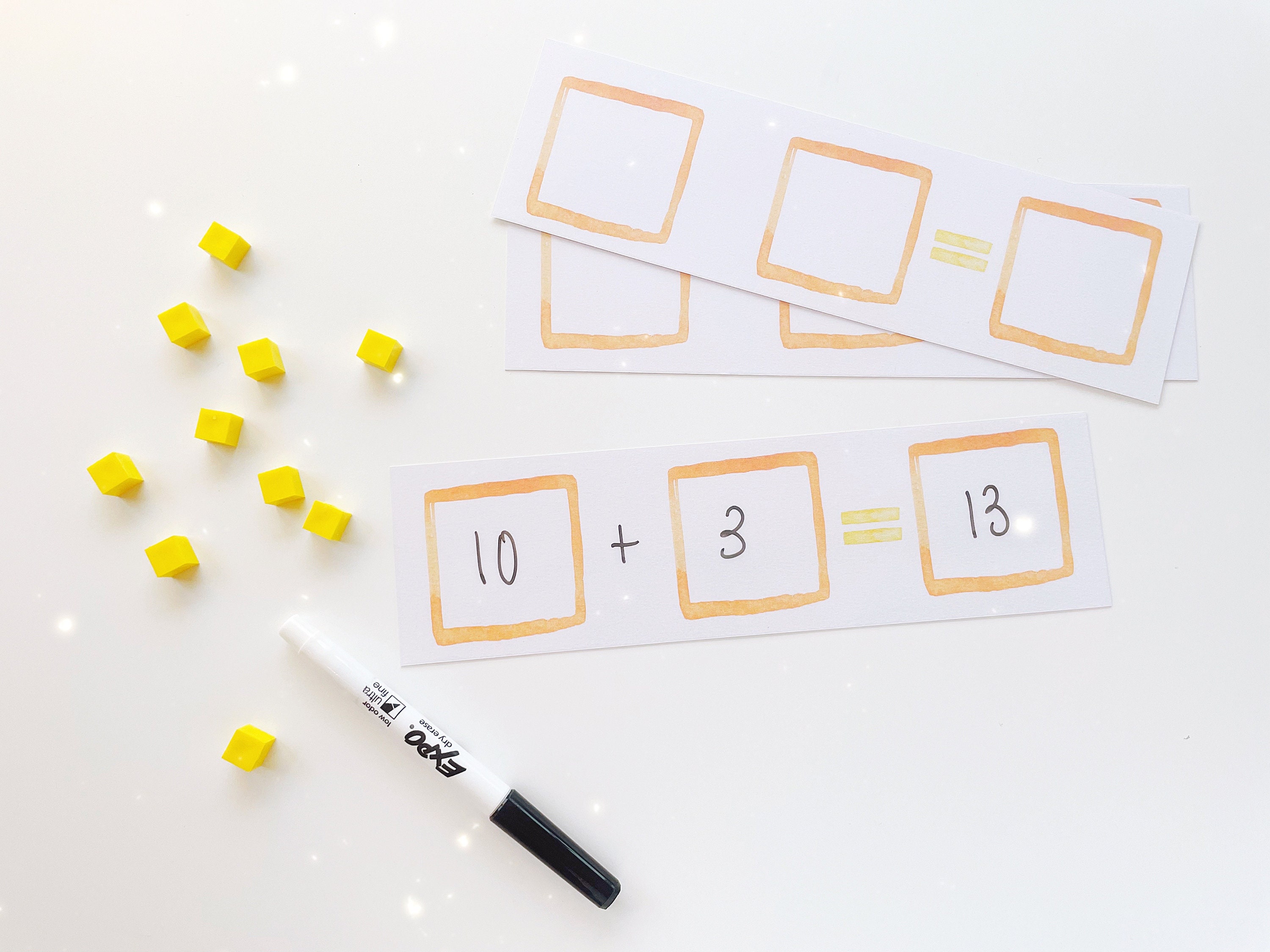 Math Equation Practice Boards, Montessori, Math, Math Lessons ...