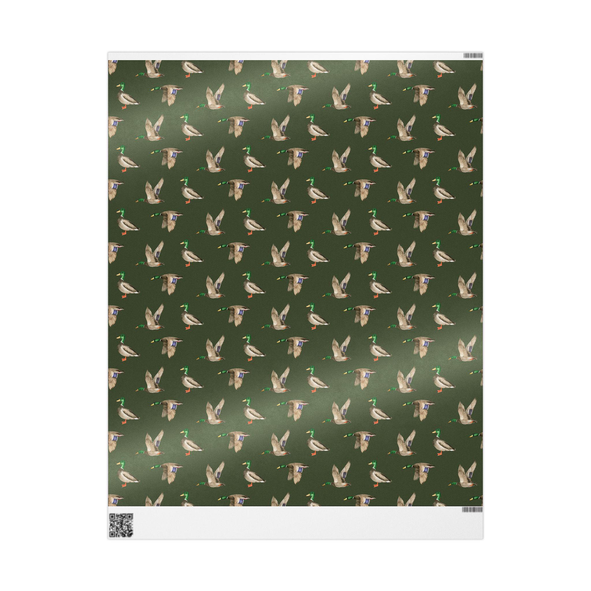 Watercolor Duck-themed Wrapping Papers for Nature Lovers - Etsy