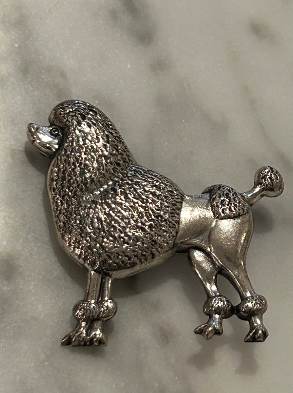 Poodle pin - Gem
