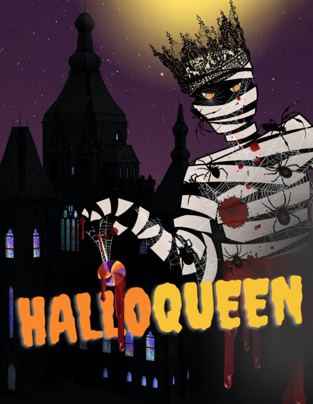 Halloqueen- Halloween Digital Download: Use for T-shirts, Mugs ...