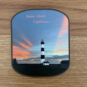 Bodie Island Lighthouse Sticker | Outer Banks Lighthouse Sticker ...