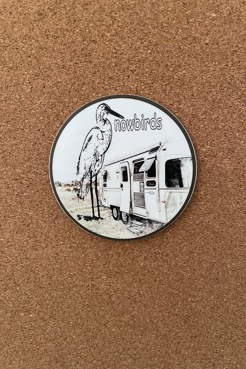 Snowbird Airstream Sticker | Airstream Snowbird Sticker | Water ...