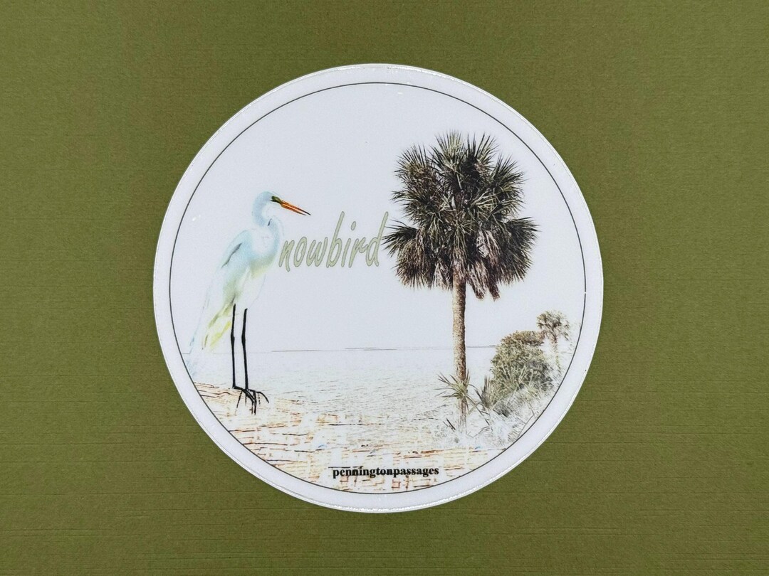 Snowbird Sticker | Snowbird Gifts | Water-resistant Vinyl Sticker - Etsy