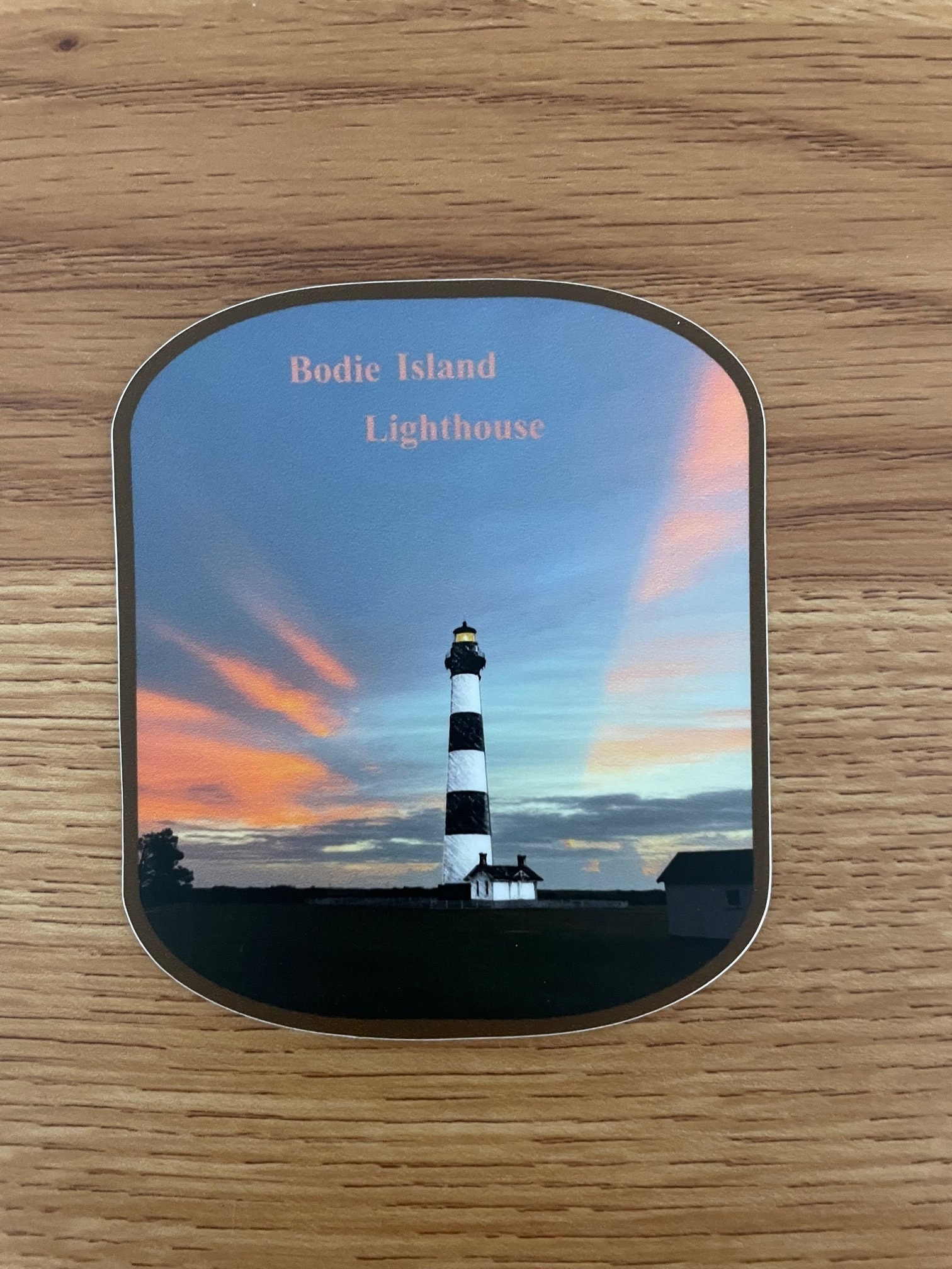 Bodie Island Lighthouse Sticker | Outer Banks Lighthouse Sticker ...