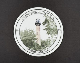 Bodie Island Lighthouse Sticker | Outer Banks Lighthouse Sticker ...