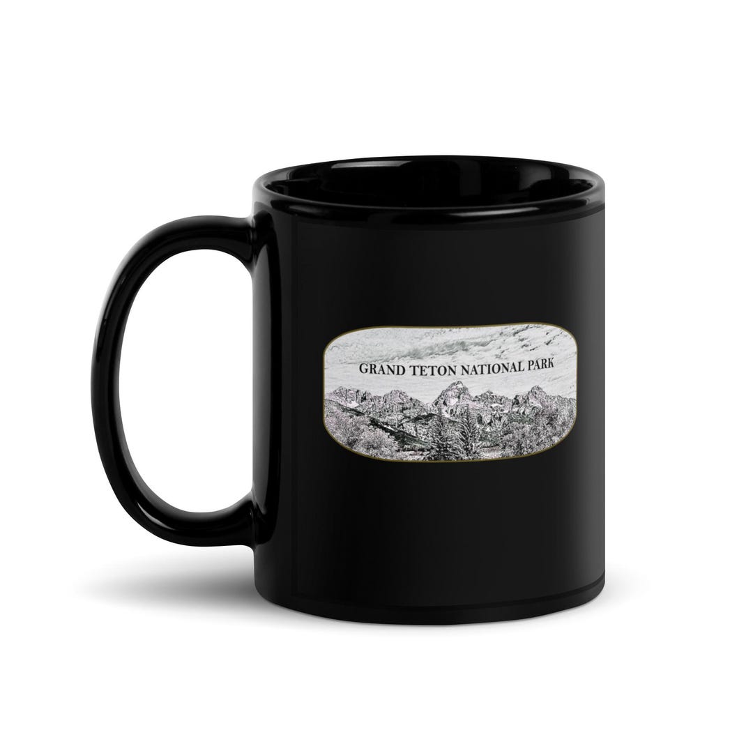 Grand Teton Ceramic Mug, National Park Coffee Cup, Collectible Cup - Etsy