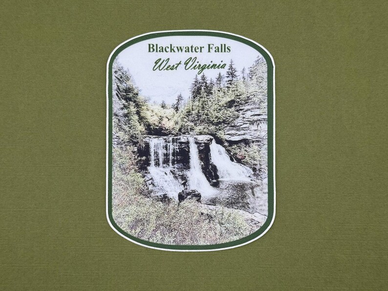 Black Water Falls State Park Sticker | WV State Park Sticker | Water ...