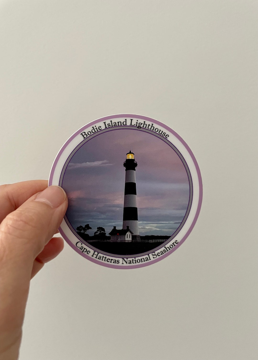Bodie Island Lighthouse Sticker Outer Banks Sticker Water-resistant ...