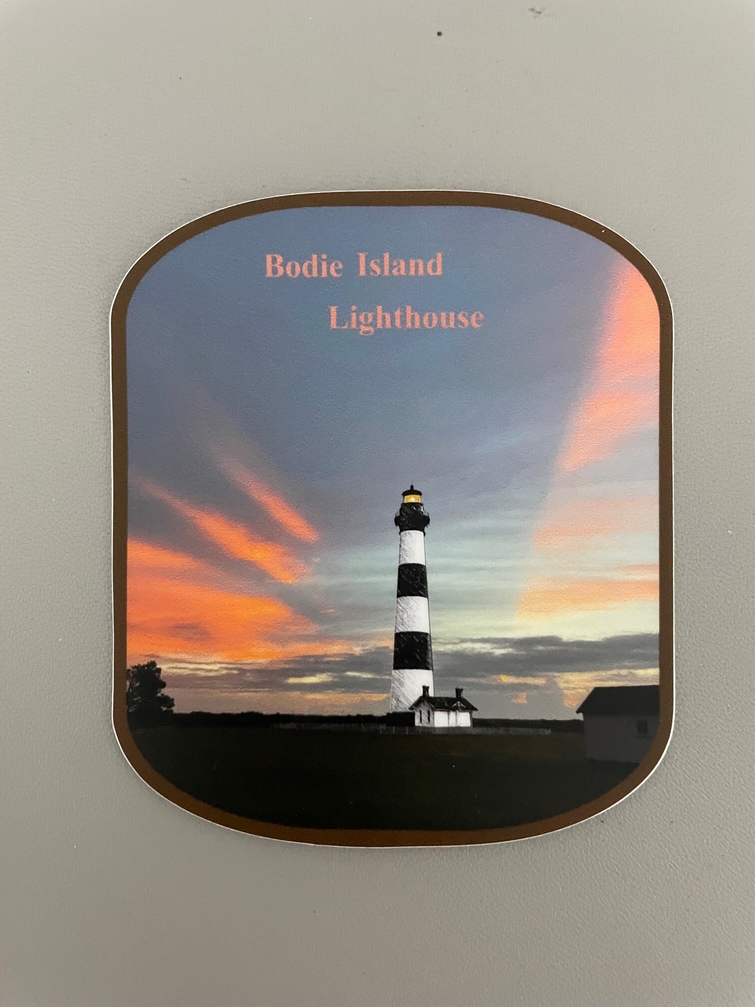 Bodie Island Lighthouse Sticker | Outer Banks Lighthouse Sticker ...