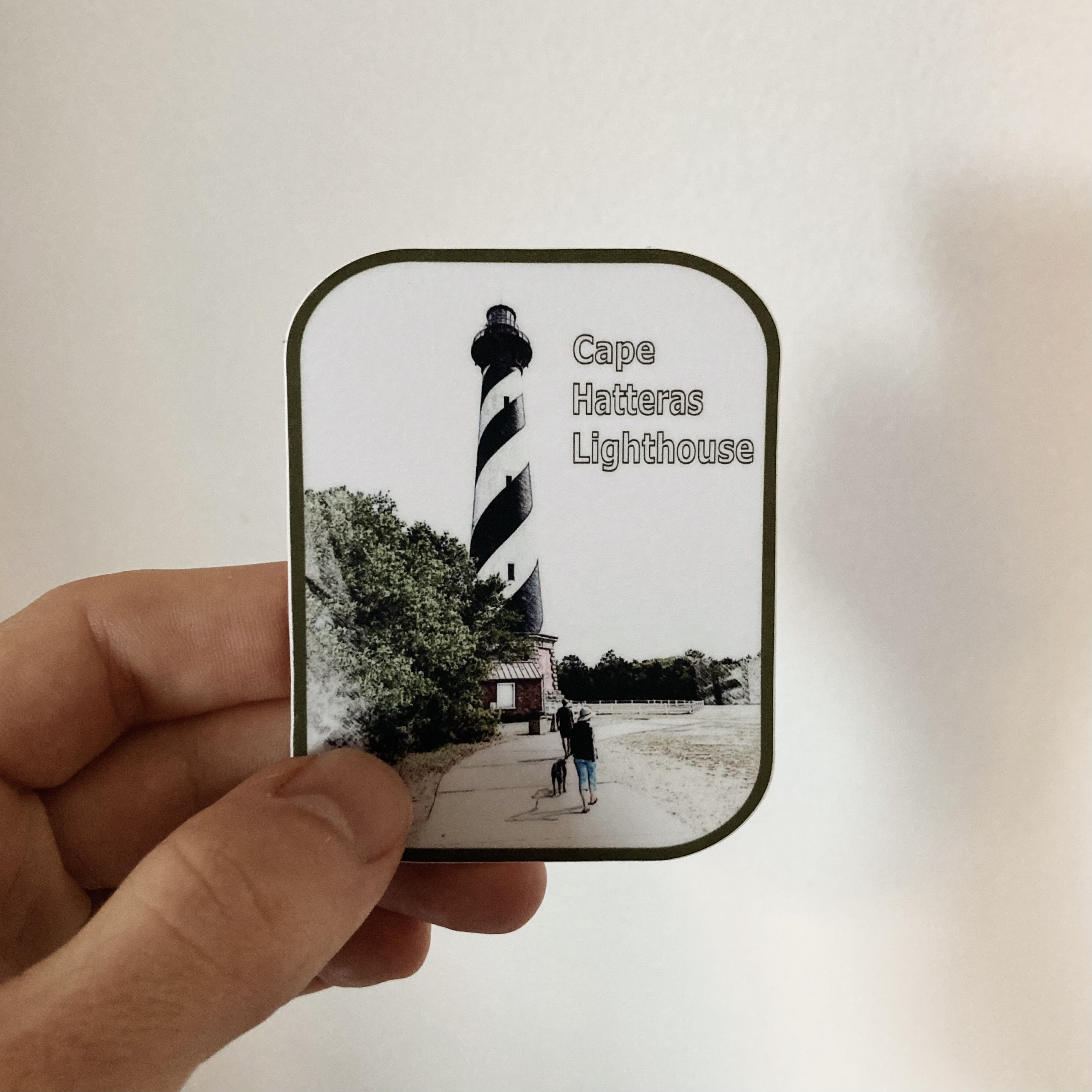 Cape Hatteras Lighthouse Sticker Outer Banks Lighthouse Sticker Water ...
