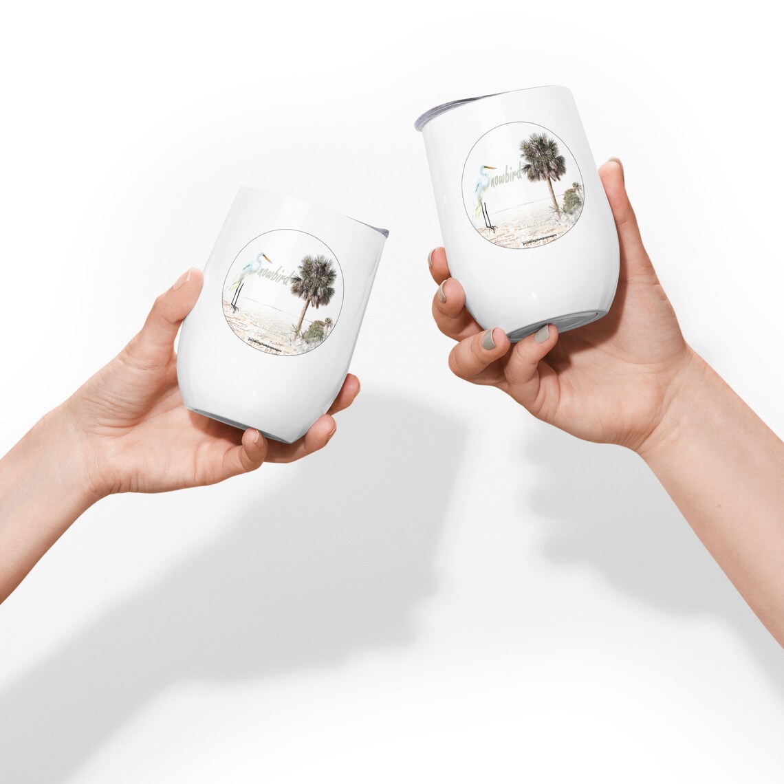 Snowbird Wine Tumbler | Stainless Steel Wine Tumbler | Snowbird Gifts ...