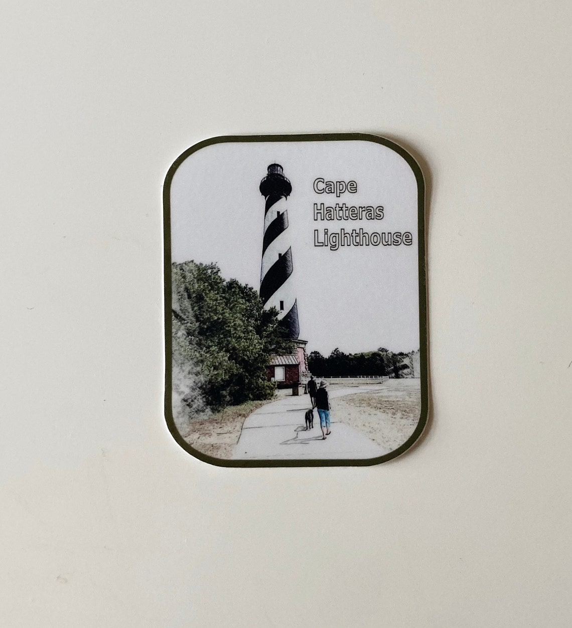 Cape Hatteras Lighthouse Sticker Outer Banks Lighthouse Sticker Water ...