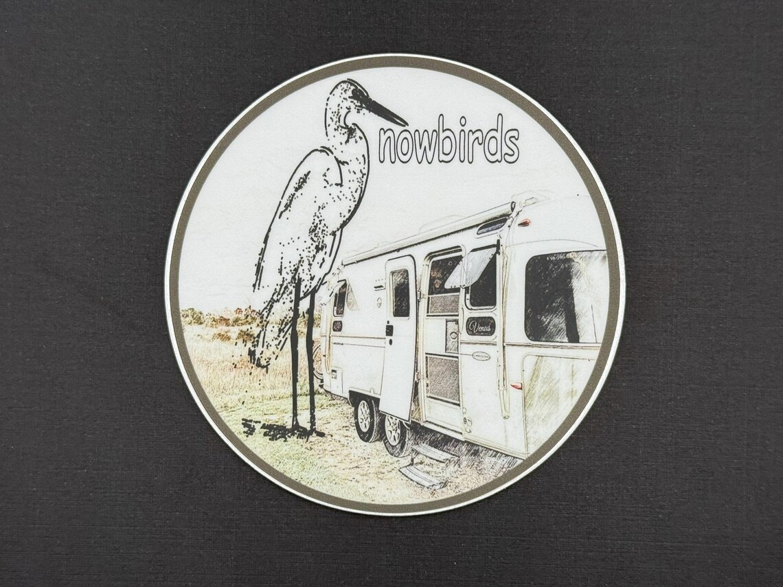 Snowbird Airstream Sticker | Airstream Snowbird Sticker | Water ...