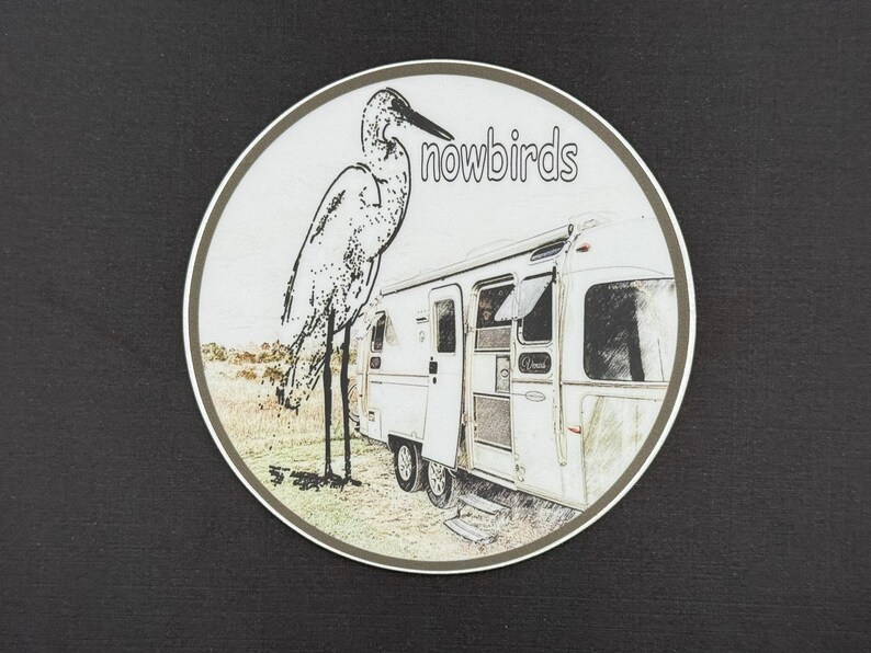 Snowbird Airstream Sticker | Airstream Snowbird Sticker | Water ...