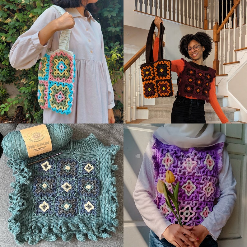 Squiggle Set Crochet Pattern Bundle - Etsy