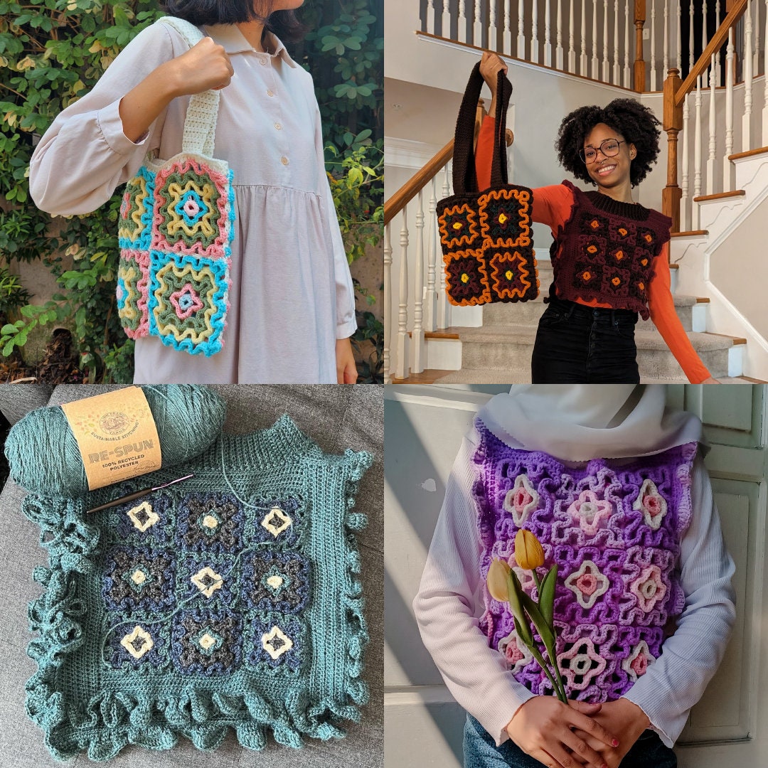 Squiggle Set Crochet Pattern Bundle - Etsy