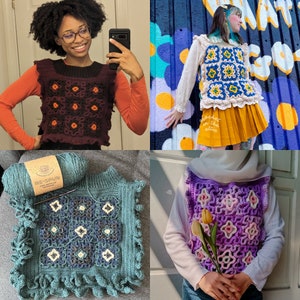 Squiggle Vest Crochet Pattern - Etsy