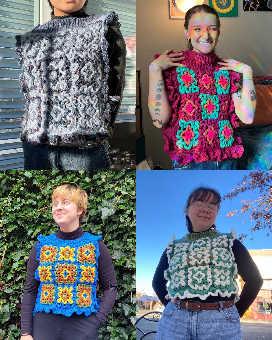 Squiggle Vest Crochet Pattern - Etsy