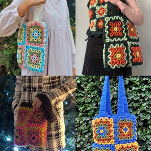 Squiggle Tote Crochet Pattern - Etsy