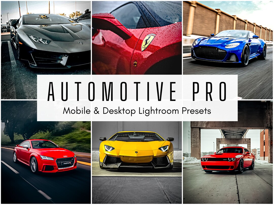 10 Car Lightroom Presets for Mobile and Desktop | Automotive Presets ...