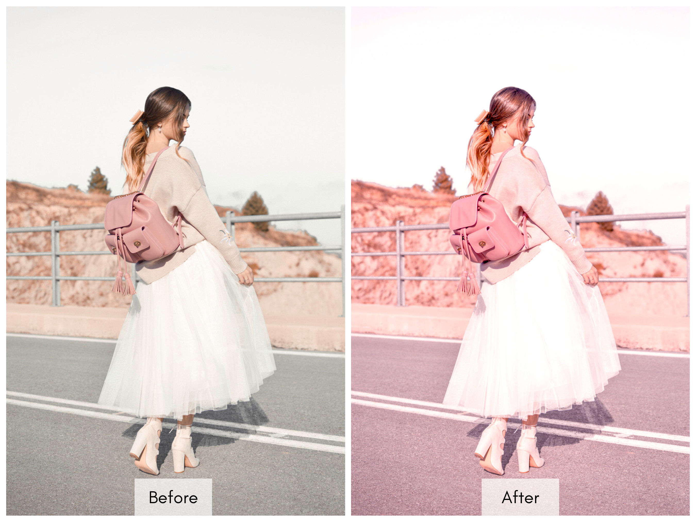 10 Pink Presets for Lightroom Mobile & Desktop, Bright Photo Filters ...