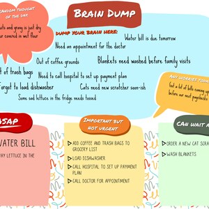 ADHD Productivity Printable Task Kit | Executive Dysfunction Hacks ...