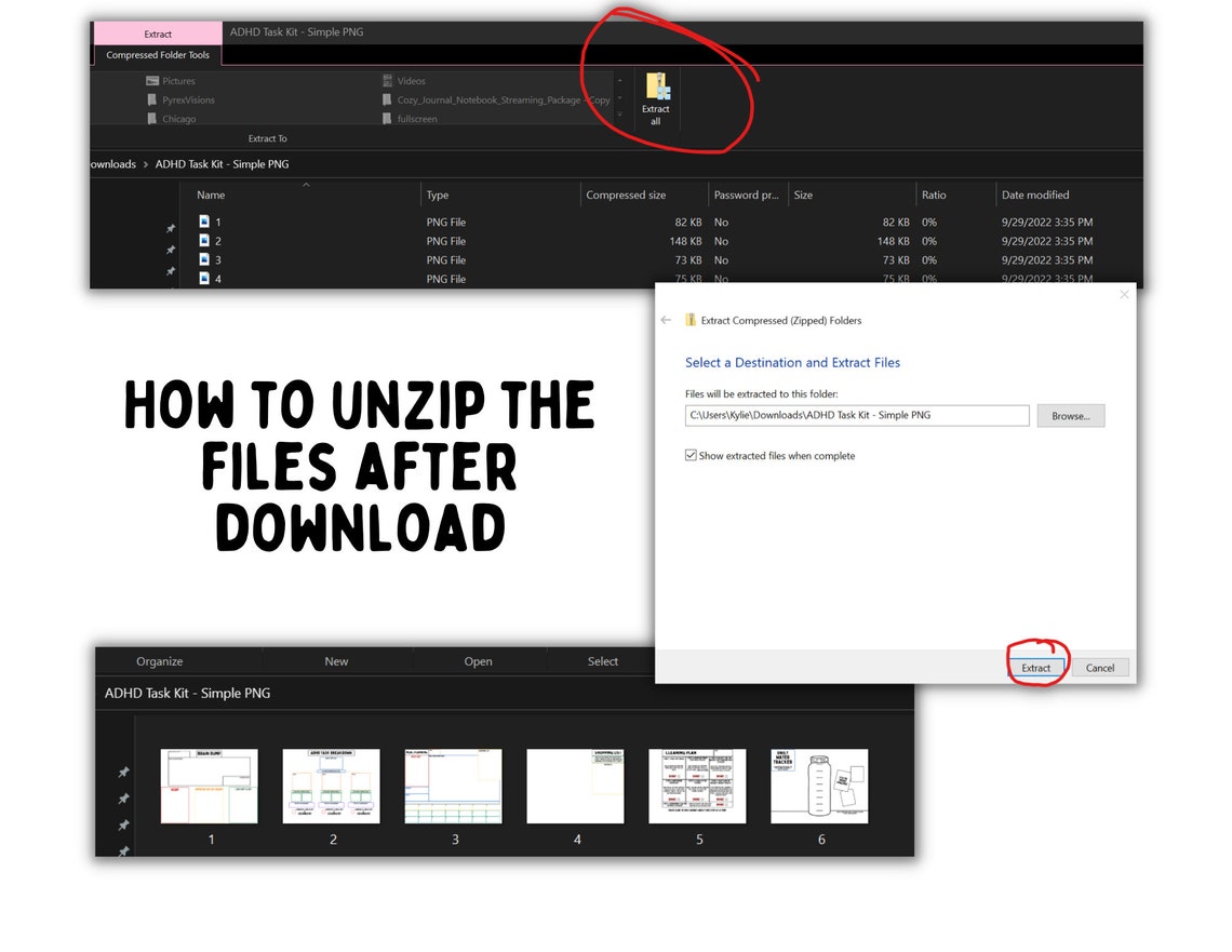 Cleaning Task Cards Kit | Productivity Life Hack | ADHD Executive ...