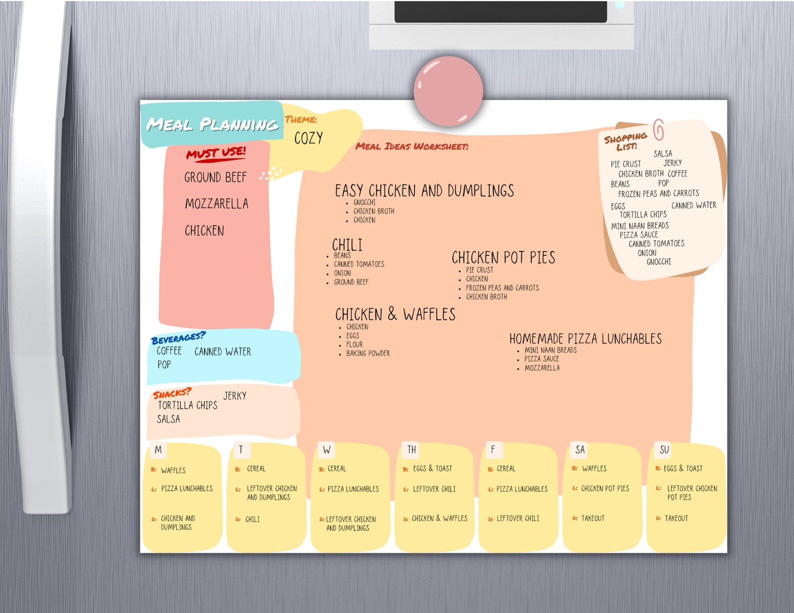 ADHD Productivity Printable Task Kit | Executive Dysfunction Hacks ...