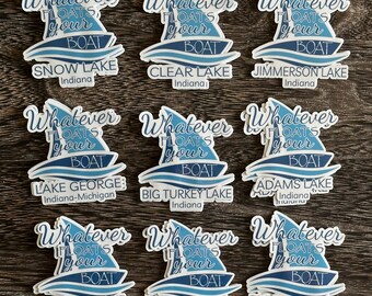 Sailing Ship Stickers One Inch Round Seals - Etsy