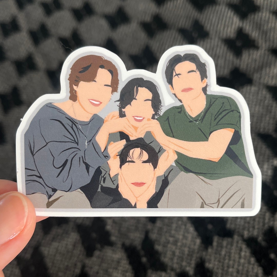 BTS Vlive Heart Hands Sticker - YTC Busan Taehyung V Jungkook Jimin J ...