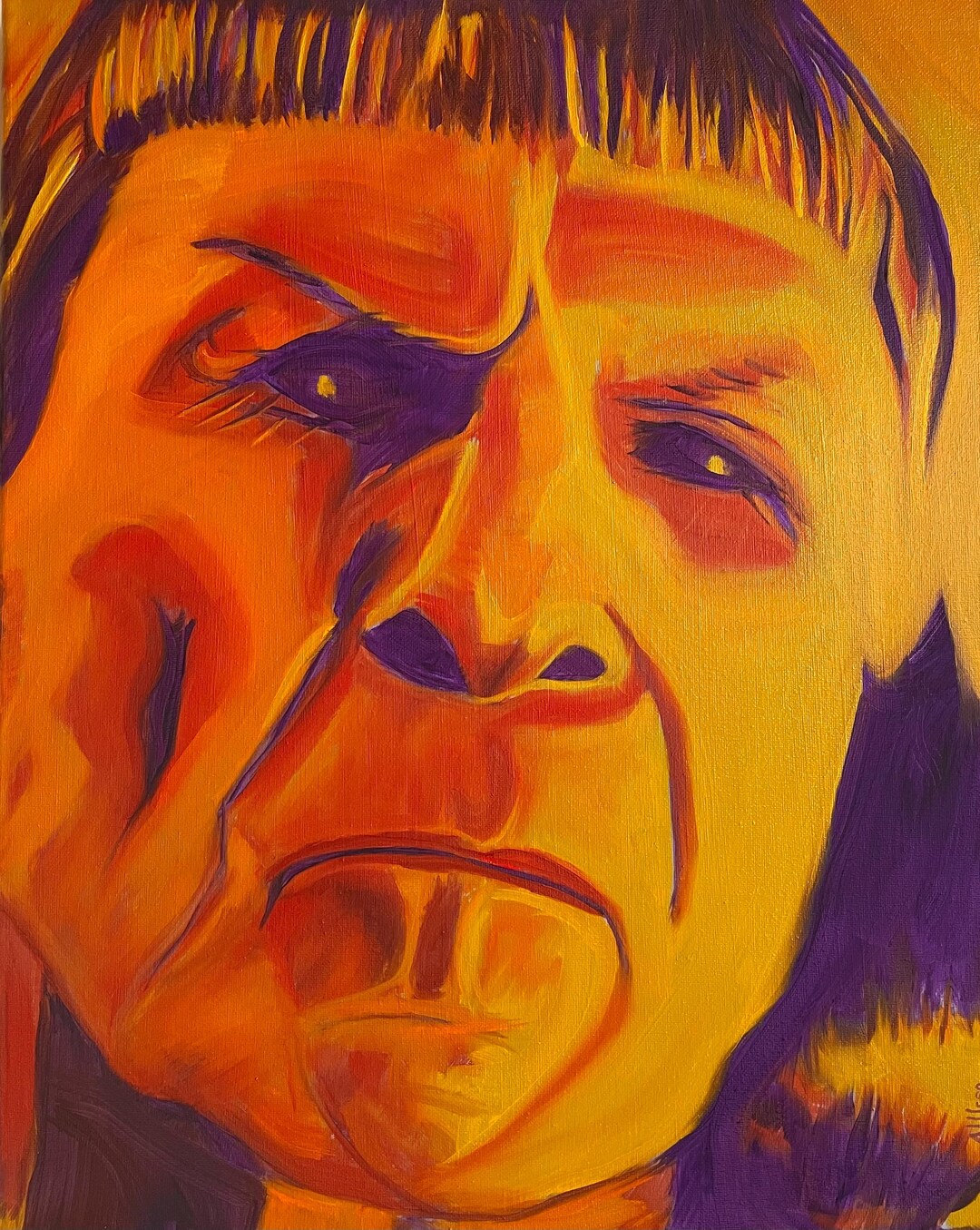 Spock From Star Trek Original Oil Painting Vulcan Painting Star Trek ...