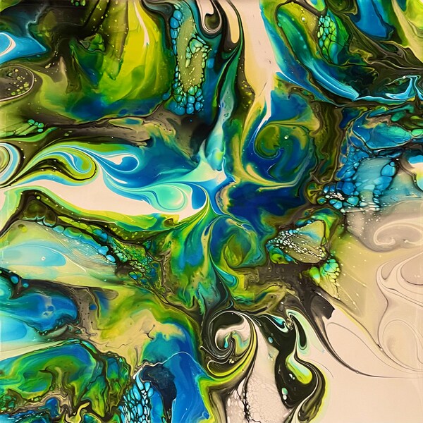Fluid Art Painting - Etsy