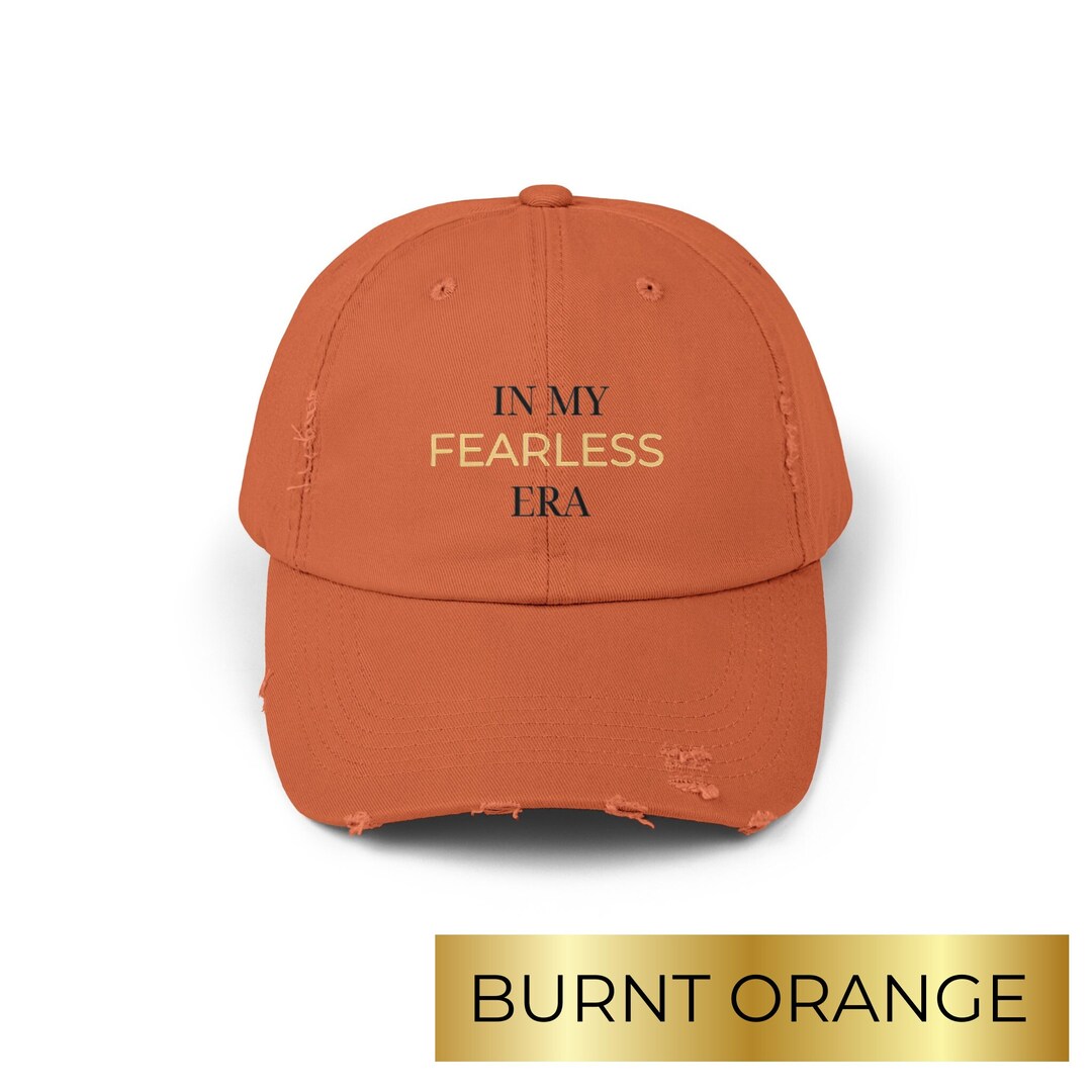 In My Fearless Era Dad Baseball Cap, Distressed Baseball Hat for ...