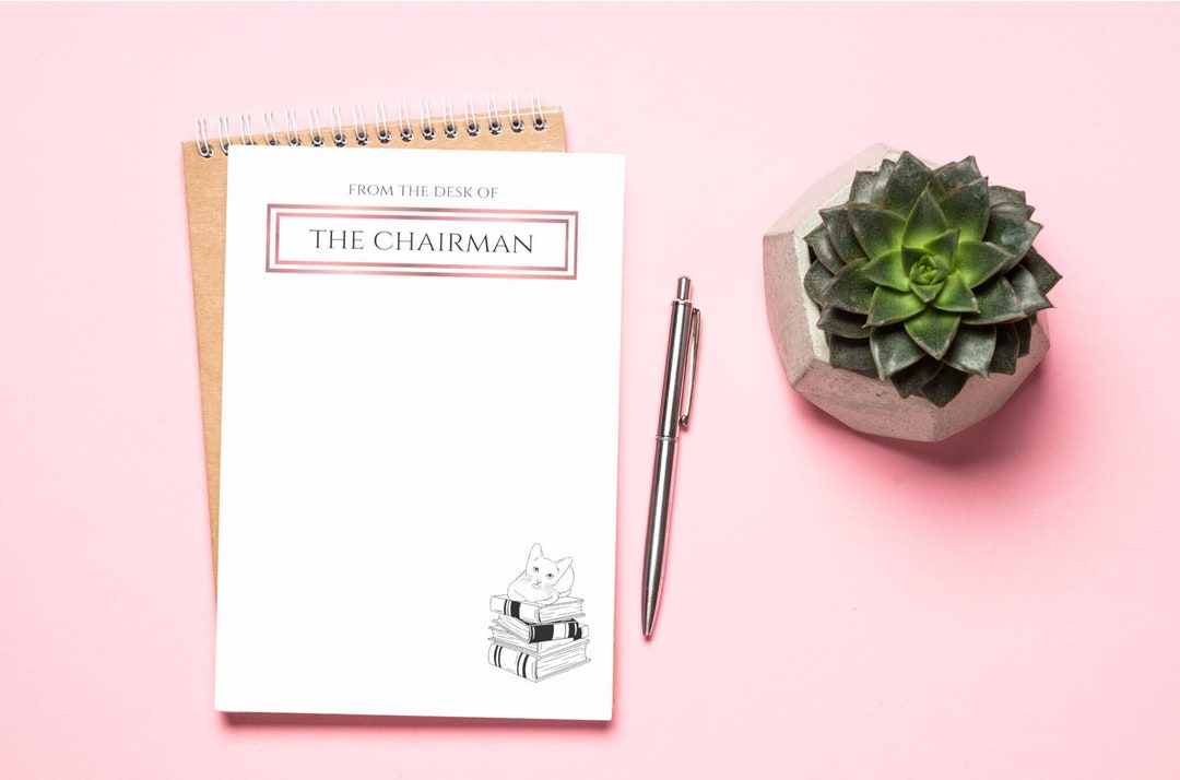 The Chairman Poetry White Post-it Note Pad With Cat, Swifty Sticky ...