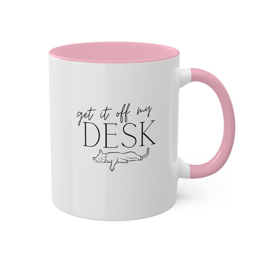 Get It off My Desk Midnight Era Mug for Office, Mug With Cute Cat ...