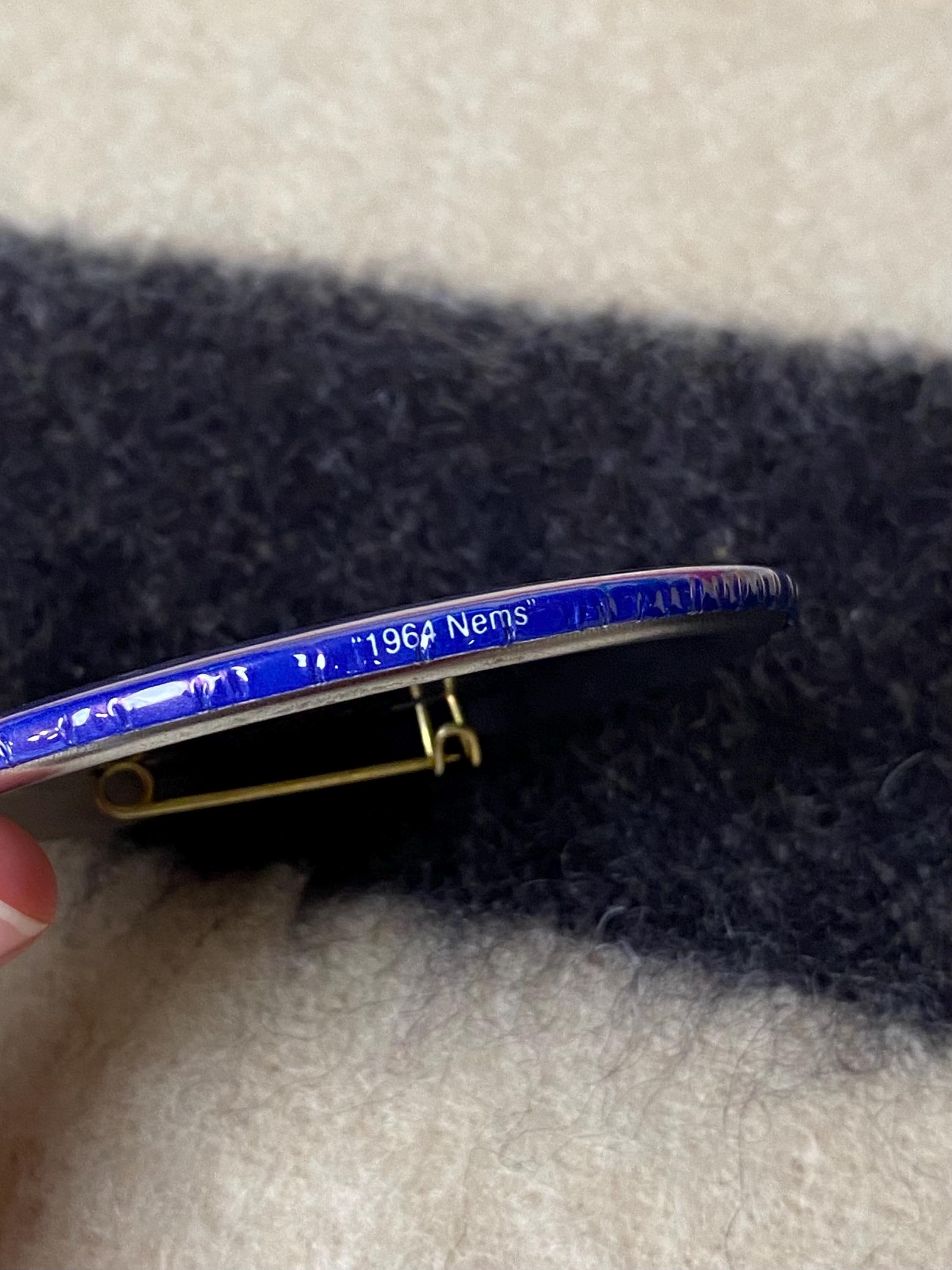 Vintage 1964 Nems Beatles Pin Mid Century the Beatles Merch Nems - Etsy