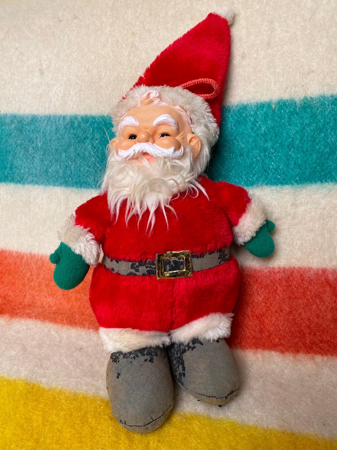 Vintage Dakin Fun Farm Plush Santa Mid Century Christmas Decorations - Etsy