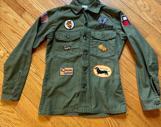 Vintage U.S. Army Jacket W/ Vintage Various Patches 1950s - Etsy
