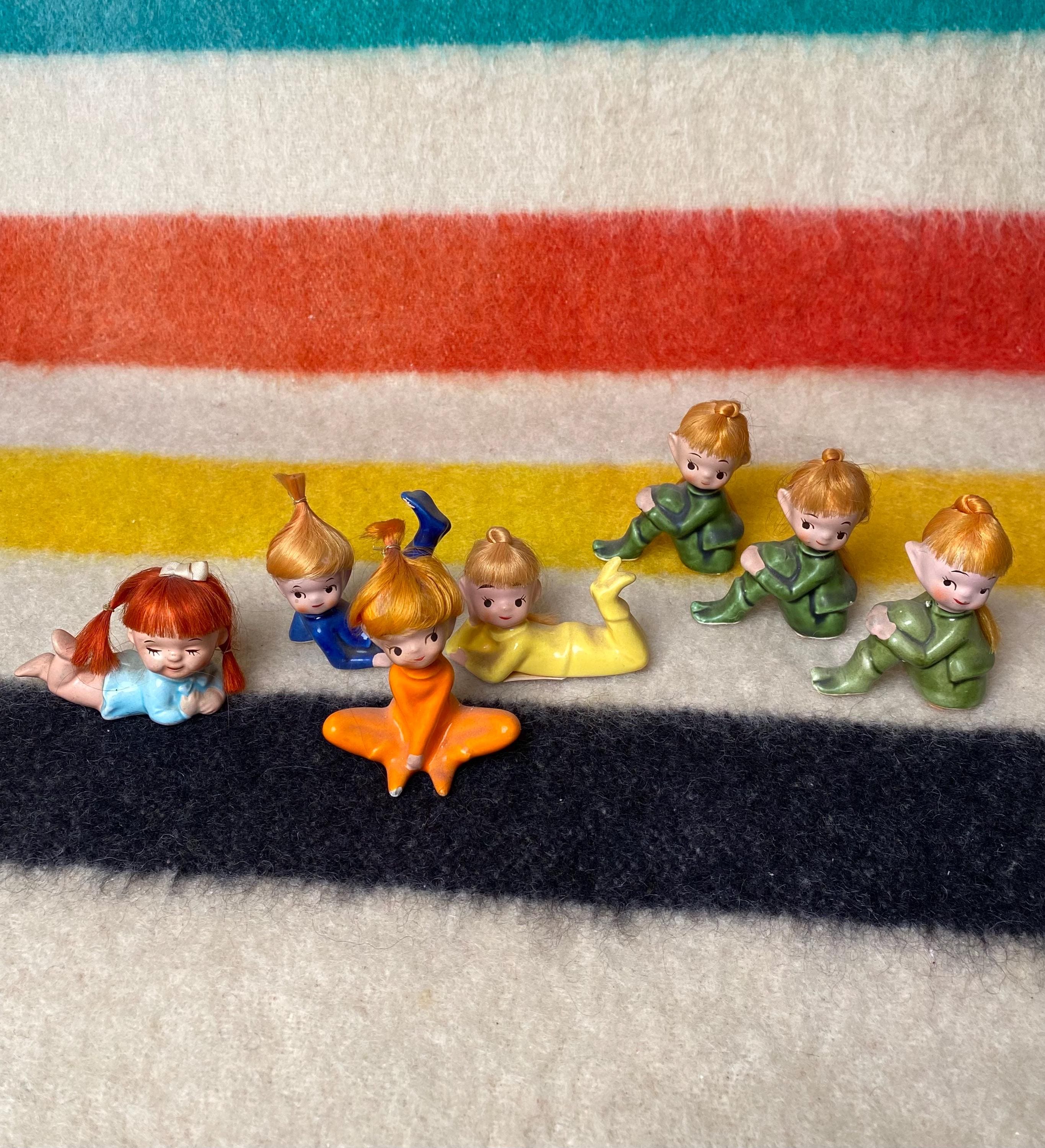 Vintage Napco Fairy Pixie Figurines Mid Century Decor - Etsy