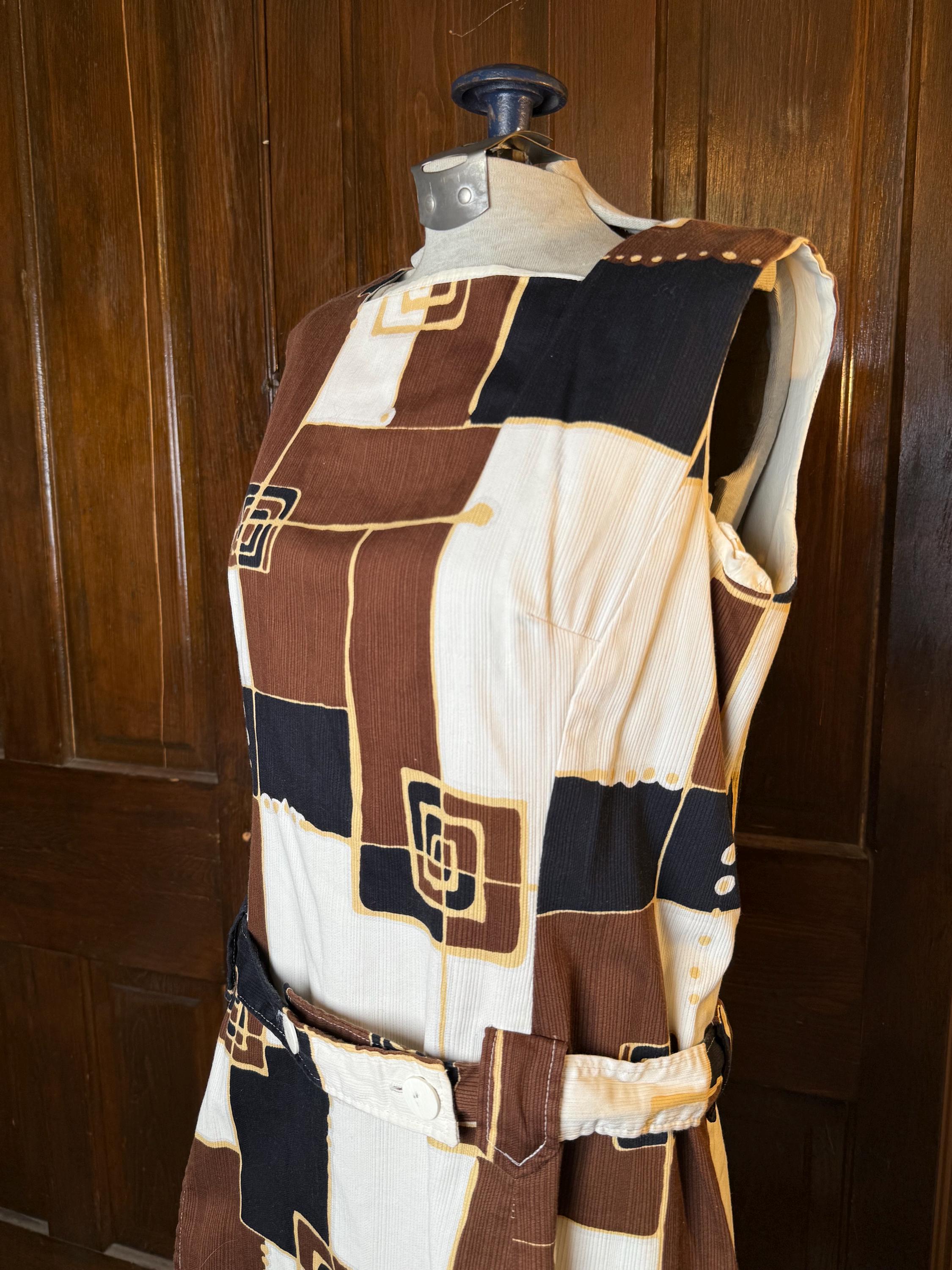 Vintage 1960s Mod Alex Colman of California 2 Piece Dress W/ Matching ...