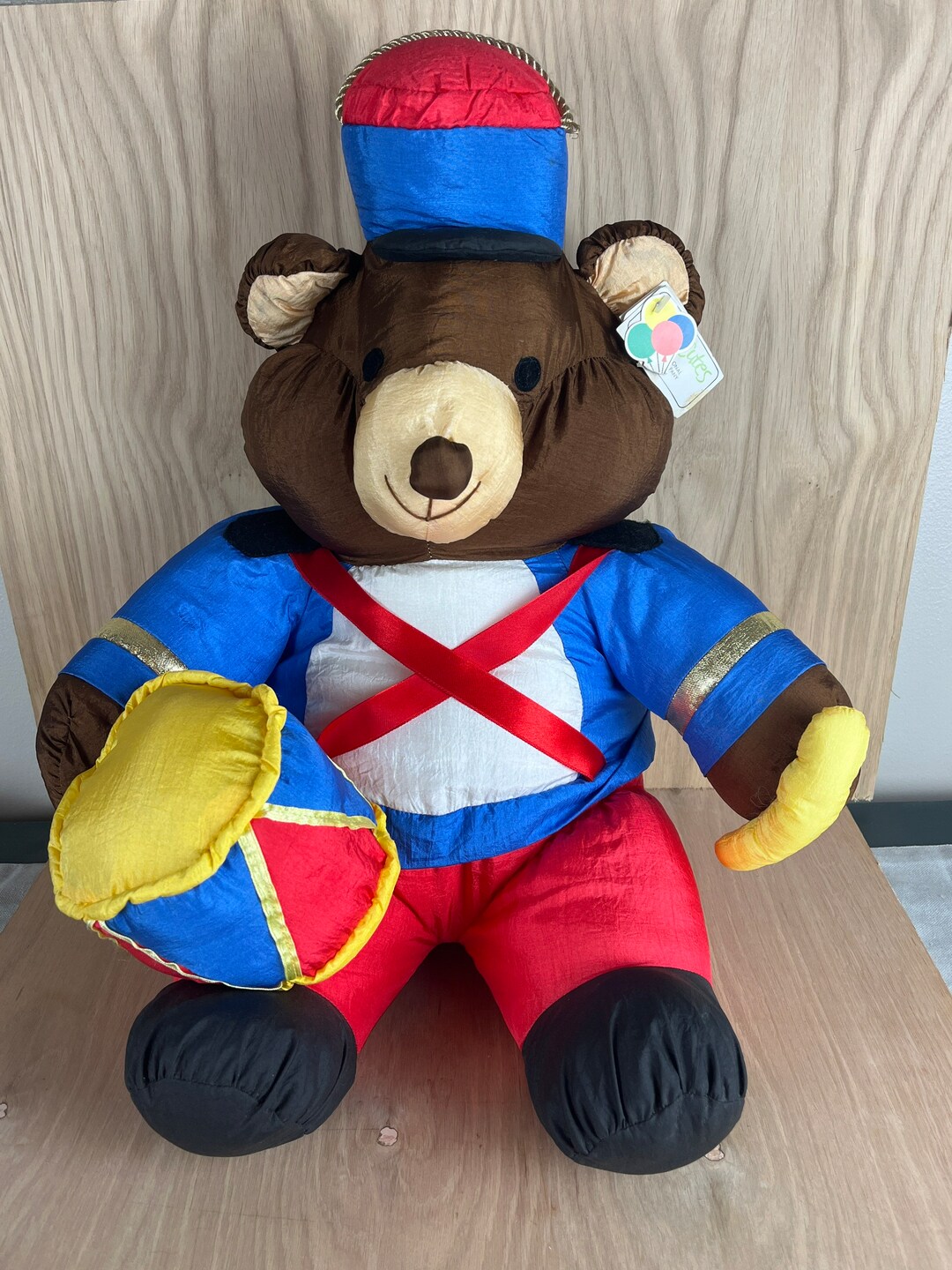 Vintage 1992 International Silver Co Nylon Puffalump Teddy - Etsy