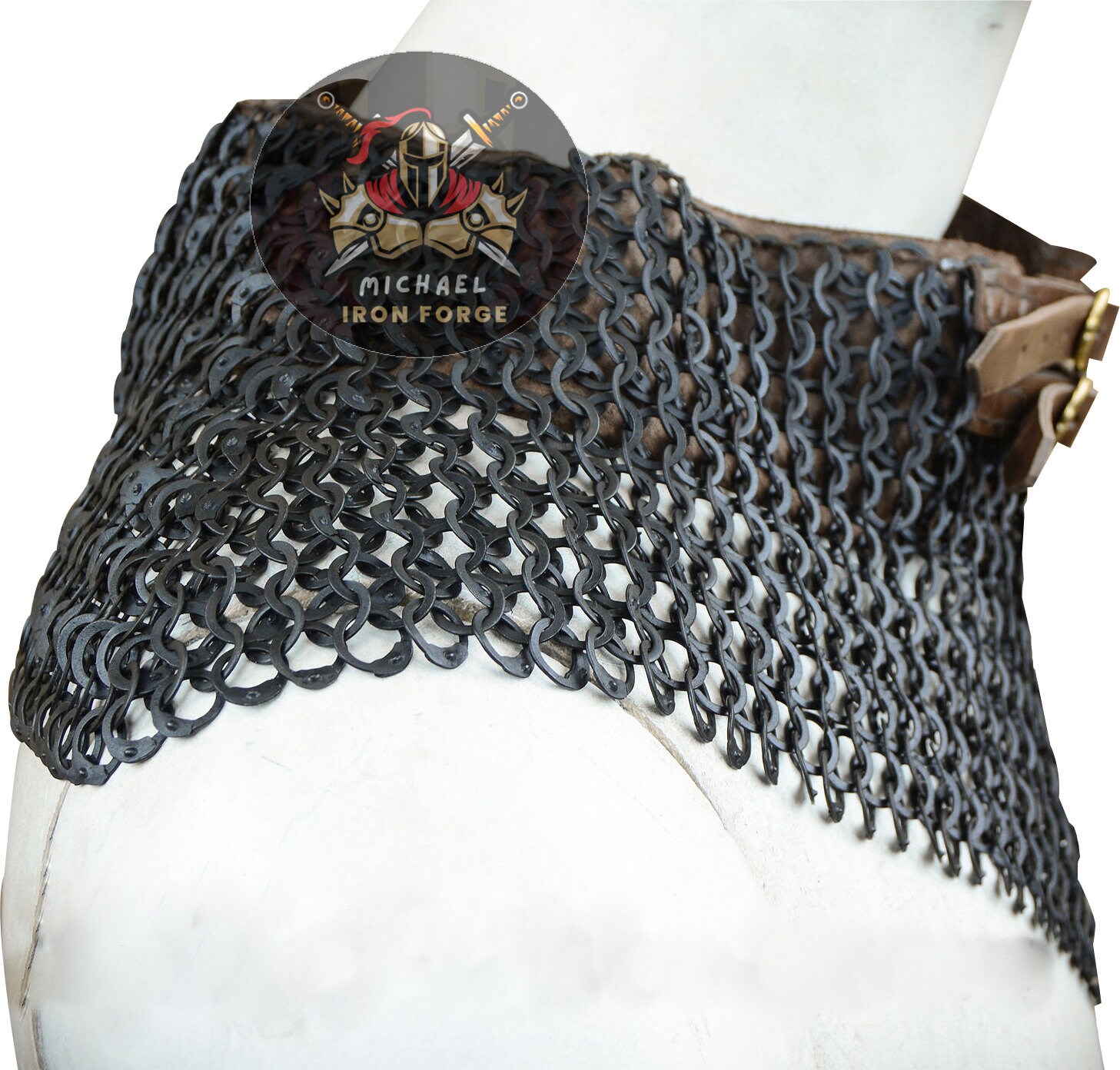 Chainmail Standard for Neck Protection Mild Steel 9MM Flat - Etsy