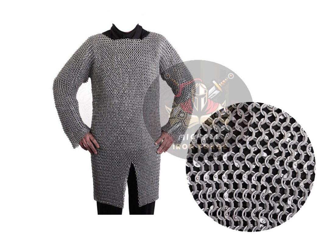 Chainmail Aluminium Hauberk Construction 10mm 16 Gauge Round Ring ...