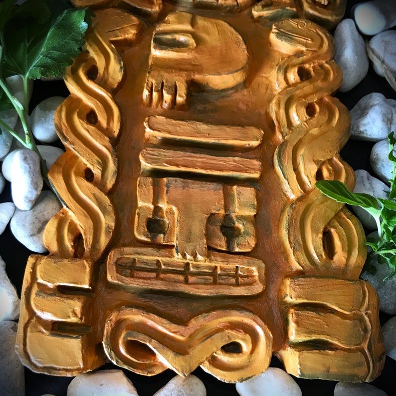 Aztec Sculpture, Wall Sculpture Art, Weird Sculpture, Home Decor ...