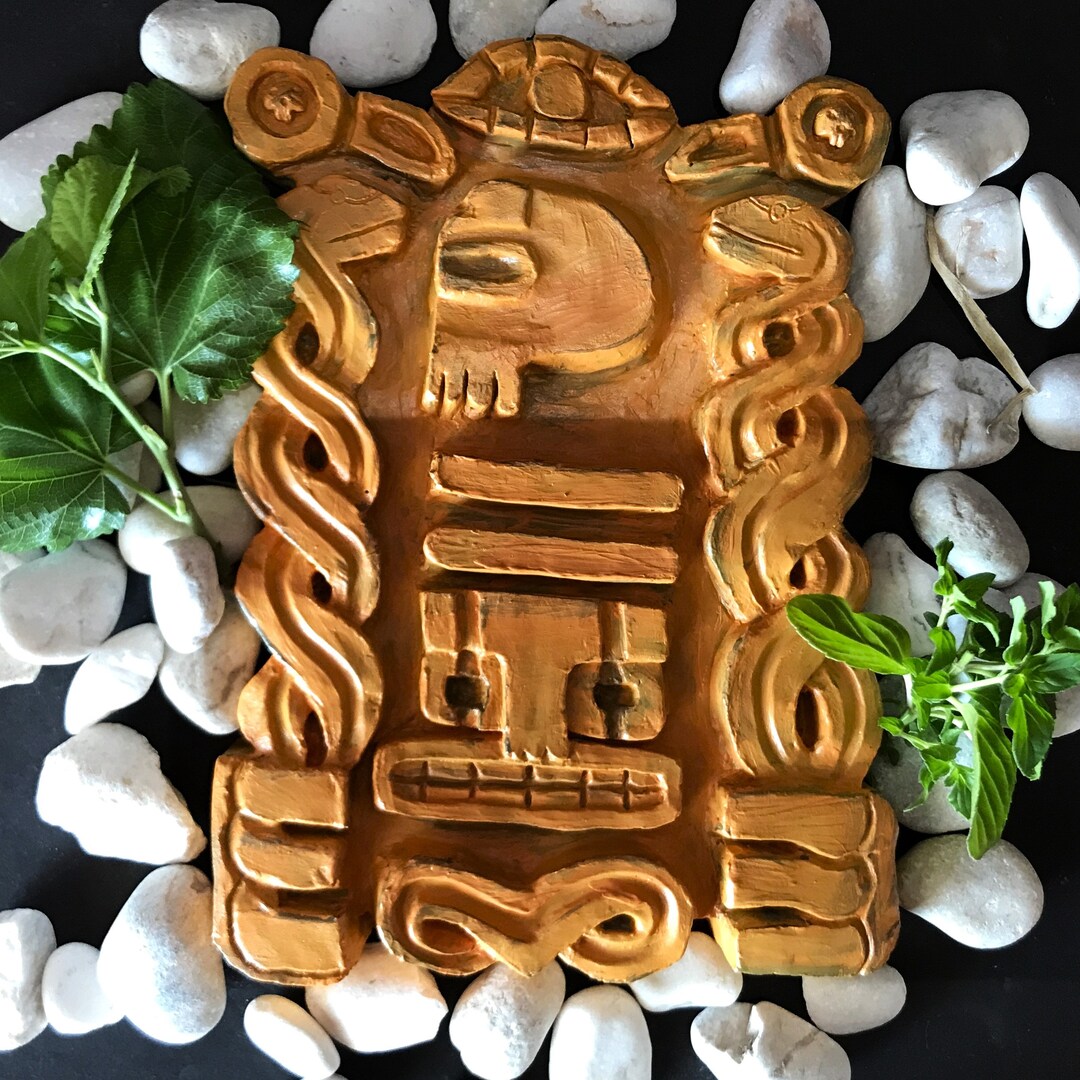 Aztec Sculpture, Wall Sculpture Art, Weird Sculpture, Home Decor ...