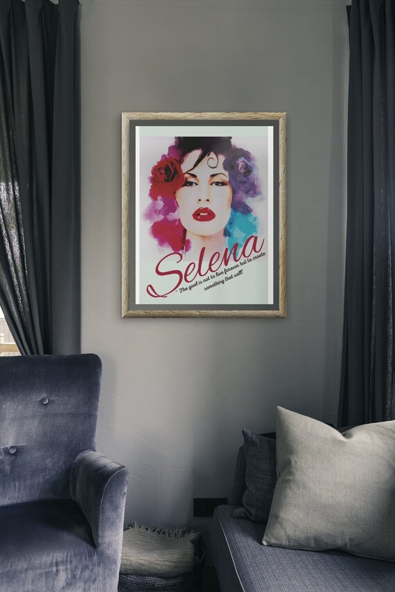 Selena Quintanilla Decor Selena Potraits Selena Decor - Etsy
