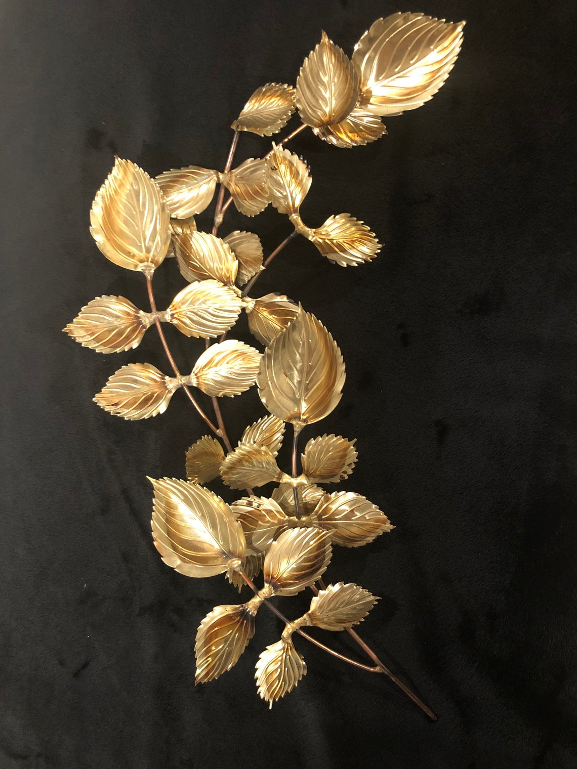 MCM Gold and Copper Wall Art - Etsy