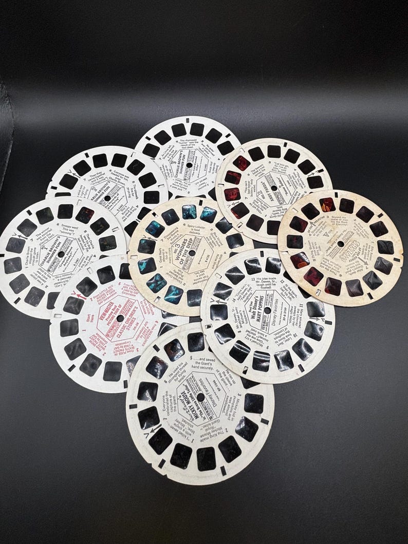 1950s and 1960s Viewmaster Reels - Etsy
