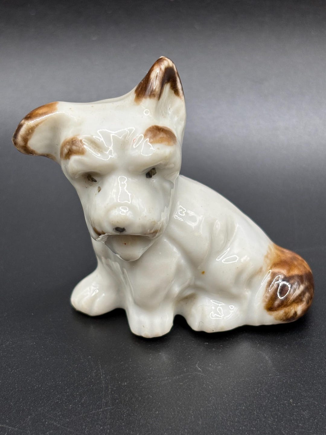 1950s Ceramic Schnauzer Dog - Etsy
