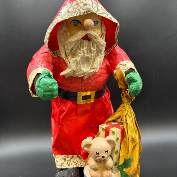 Paper Mache Santa - Etsy